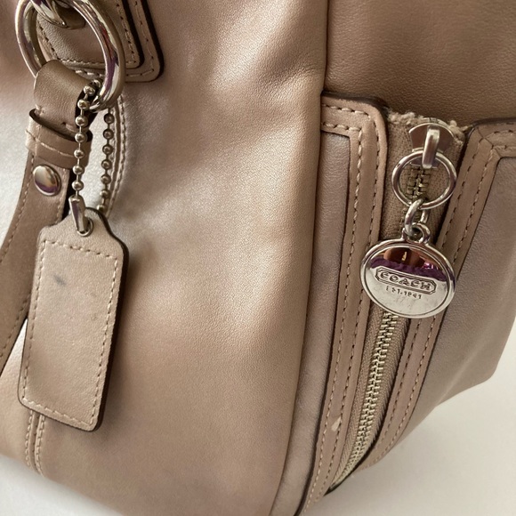 Coach | Bags | Coach Medium Shoulder Bag Color Cream | Poshmark